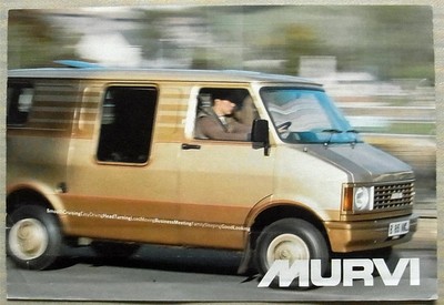 MURVI MONDO S+ Camper Van Sales Specification Leaflet c1984 | eBay