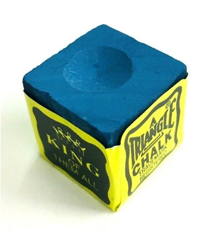 Genuine Triangle Pool & Snooker Billiards Cue Tip Chalk 1, 2, 4, 6 or ...