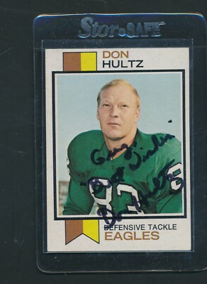 1973 Topps #194 Don Hultz Eagles Signed Auto *A7456 | eBay