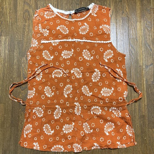 Zara Basic Tank Top Brown Sleeveless Summer Casual Womens | eBay