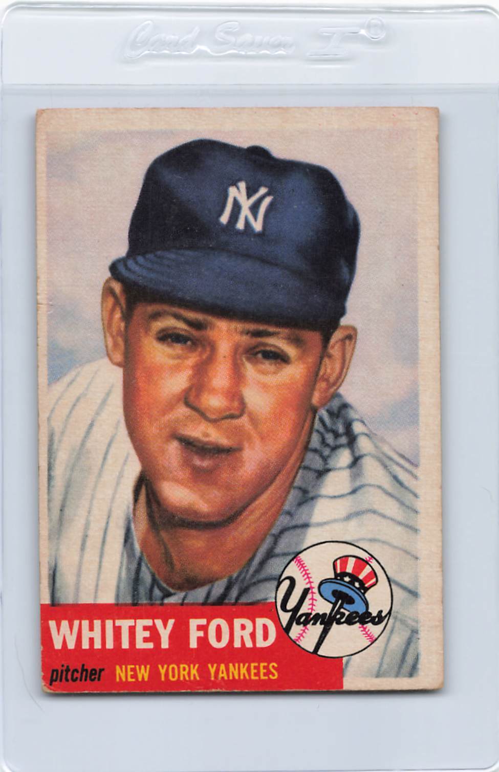 1953 Topps #207 Whitey Ford Yankees EX *DA-B7225 | eBay