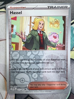 Hassel Reverse Holo English Pokemon TCG BKBT63 | eBay