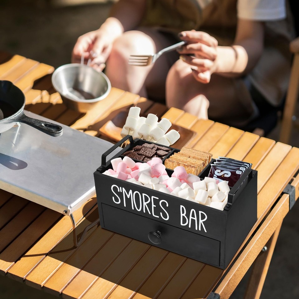 S'mores Station S'mores Bar Holder With Handles S'mores Caddy S'mores ...