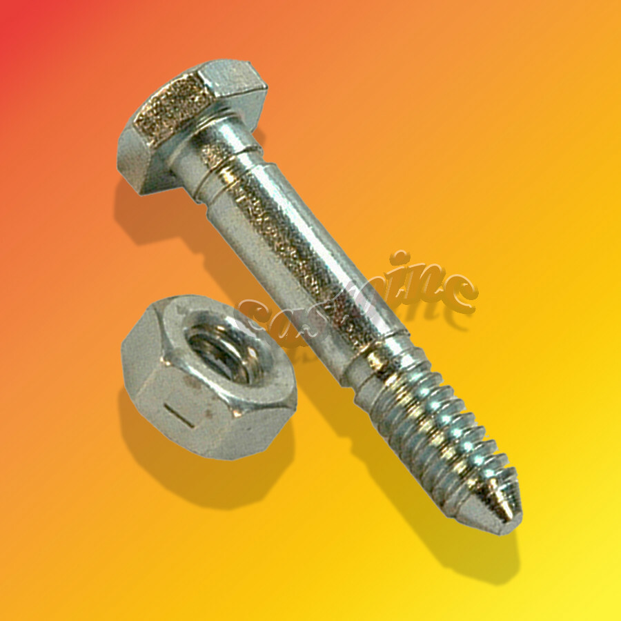 10pk 918 Rotary Shear Pins & Nuts Compatible With Ariens 532005 ...