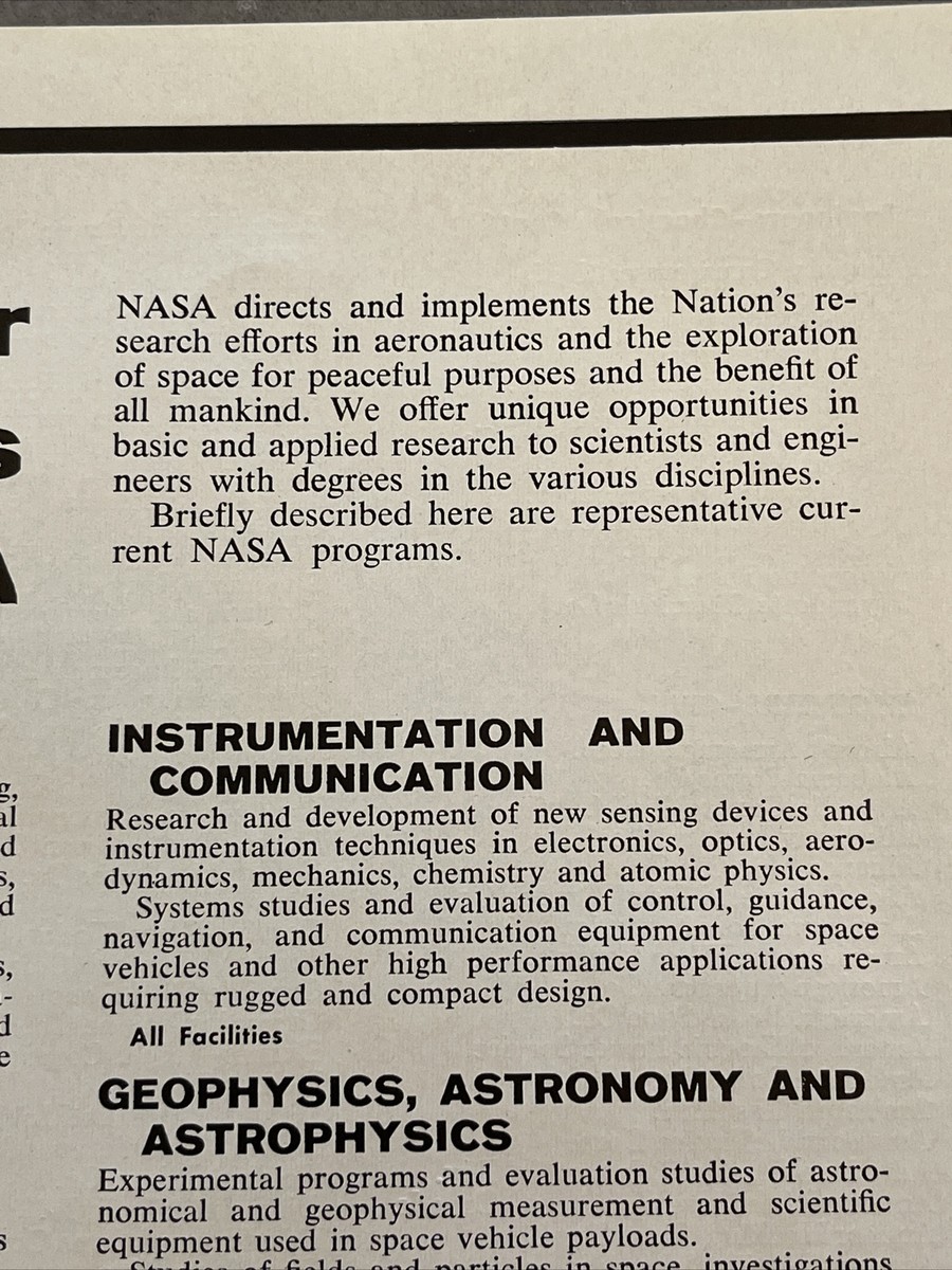 Nasa Research Studies