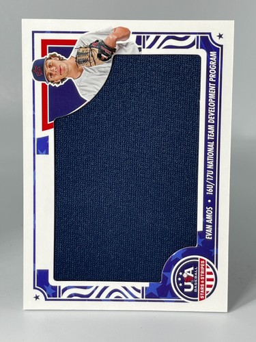 2024 Panini USA Stars & Stripes EVAN AMOS Jumbo Relic Jersey 25/49 | eBay