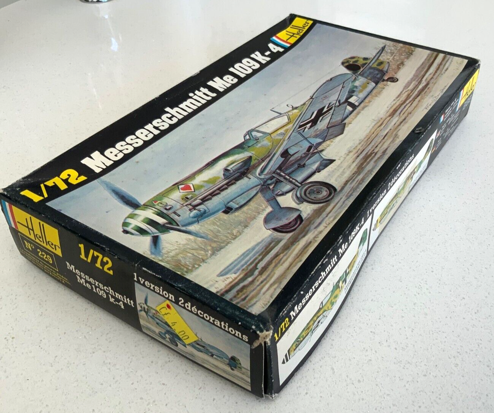 Heller "Messerschmitt Me109" Kit No.229 - 1:72 Scale - FACTORY SEALED ...