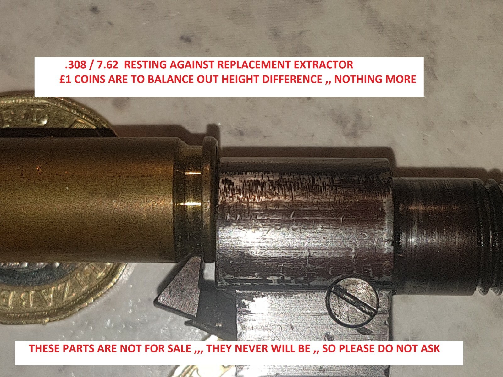 Lee Enfield 7.62 mm Extractor no 4 mk1 ,, 2 or 5 also .45 conversions ...