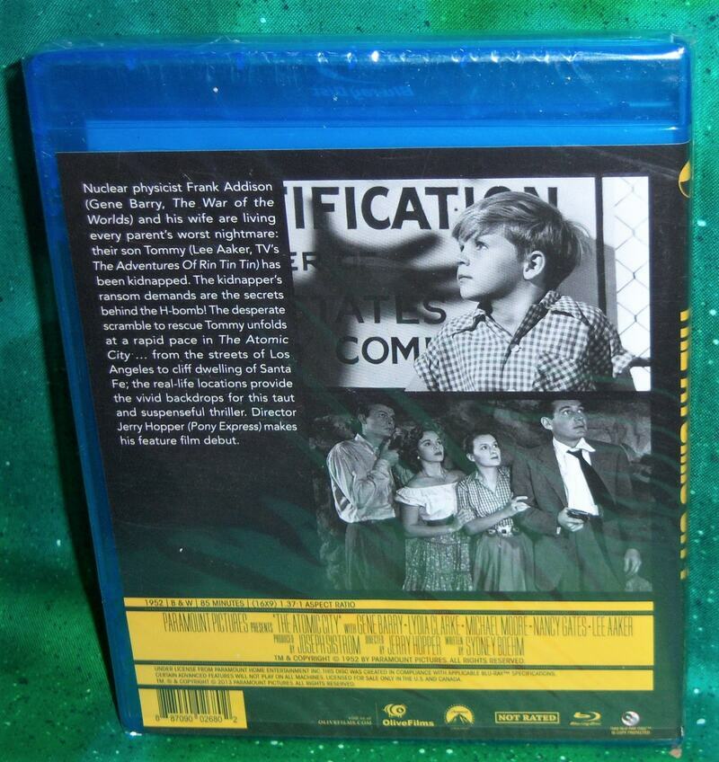 NEW RARE OOP OLIVE FILMS JERRY HOPPER GENE BARRY THE ATOMIC CITY BLU ...