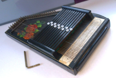 Vintage Rosetti Autoharp Zither 32 String 12 Bar Chord Musical ...