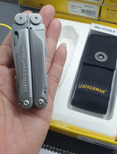 Leatherman Wave Plus Multi-Tool 17 Function MPT 832531 Stainless Steel W Sheath | eBay