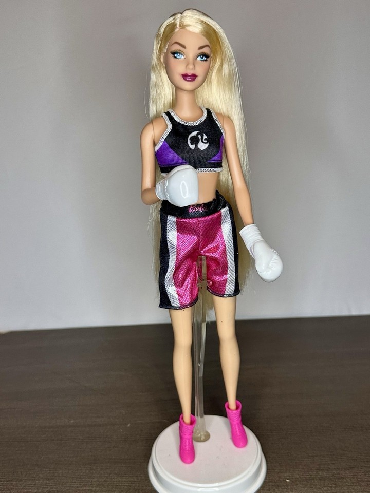 Barbie DELUXE OOAK repaint with Boxer Outfit Long Blonde Hair | eBay