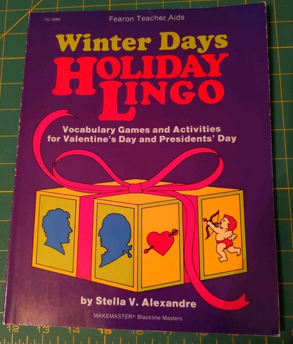 Winter Days Holiday Lingo By Stella Alexandre Vintage Bingo excellent ...