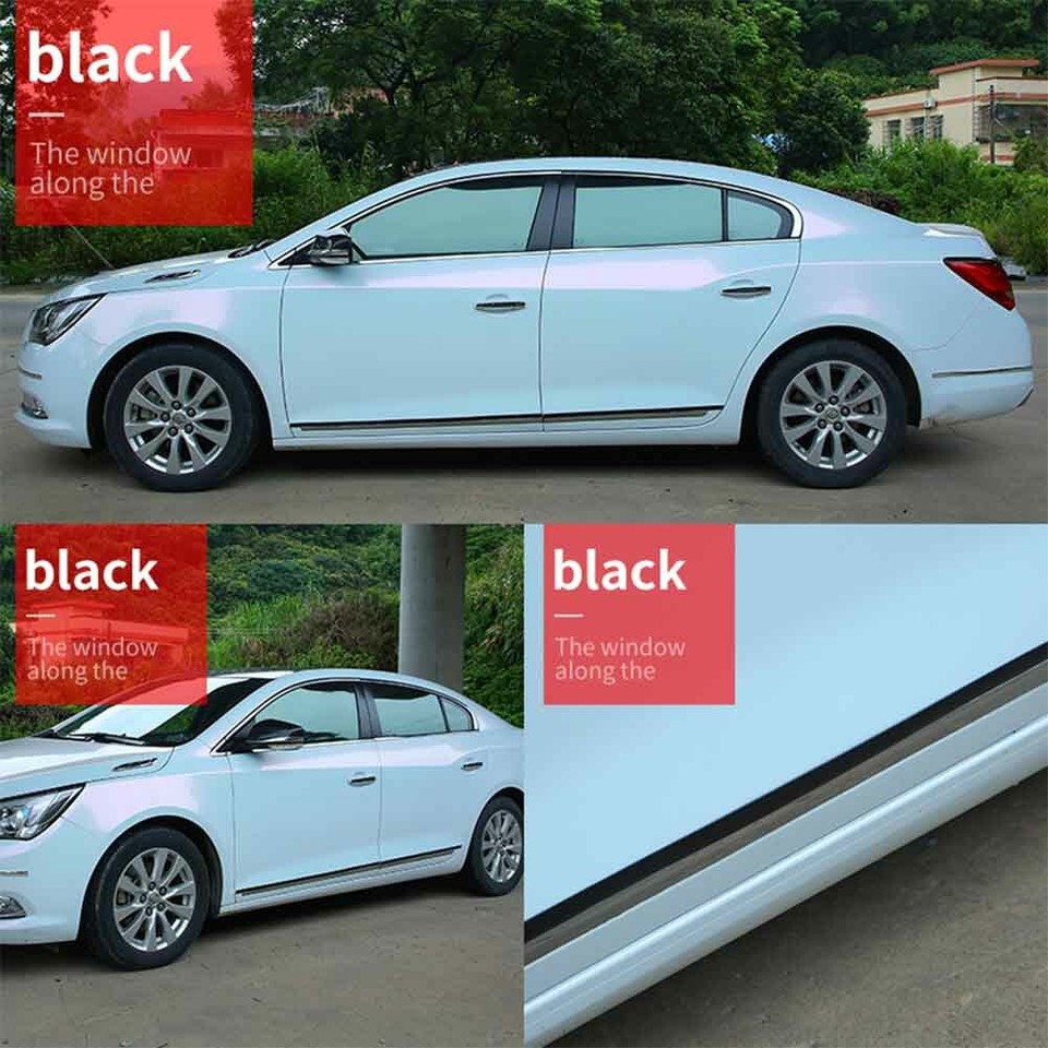 Universal Chrome Molding Trim Wide Automotive Trunk Body Side Bumper ...