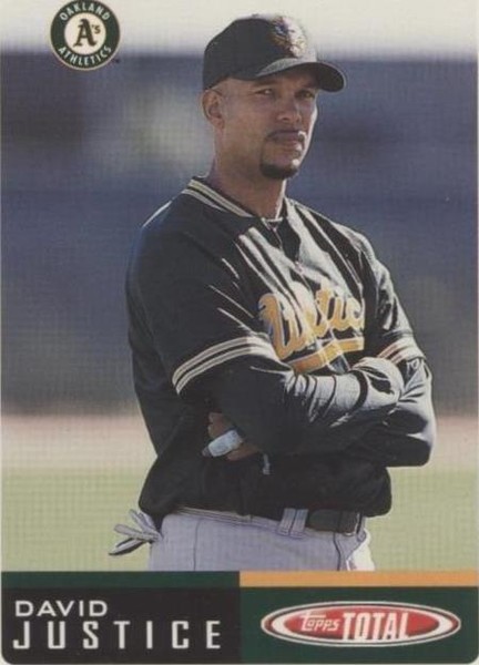2002 Topps Total - #363 David Justice for sale online | eBay