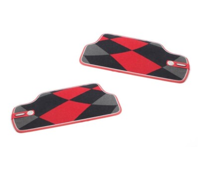 Genuine Rear Carpeted Black Red Gray Floor Mats Set for Mini F56 Cooper ...