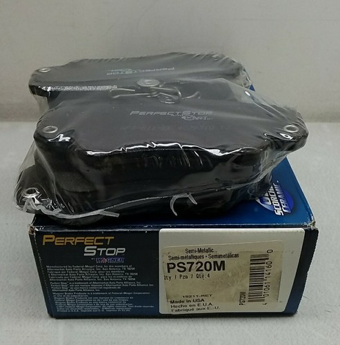 PS720M Perfect Stop By Wagner Semi Metallic Disc Brake Pads Made In USA ...