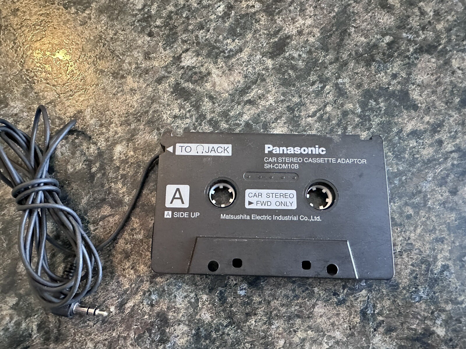 Panasonic SH-CDM10B Stereo Car Cassette Adaptor 3.5mm Plug | eBay