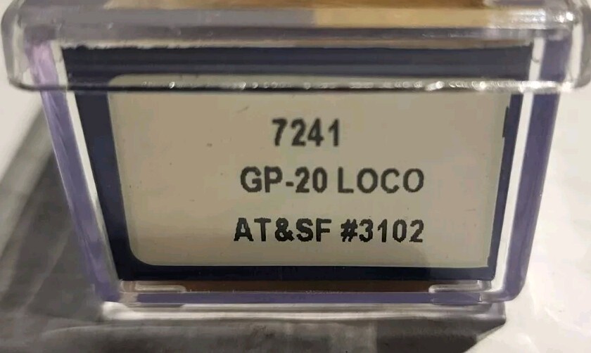 Life-Like N Scale GP-20 Locomotive AT&SF #3102 | eBay