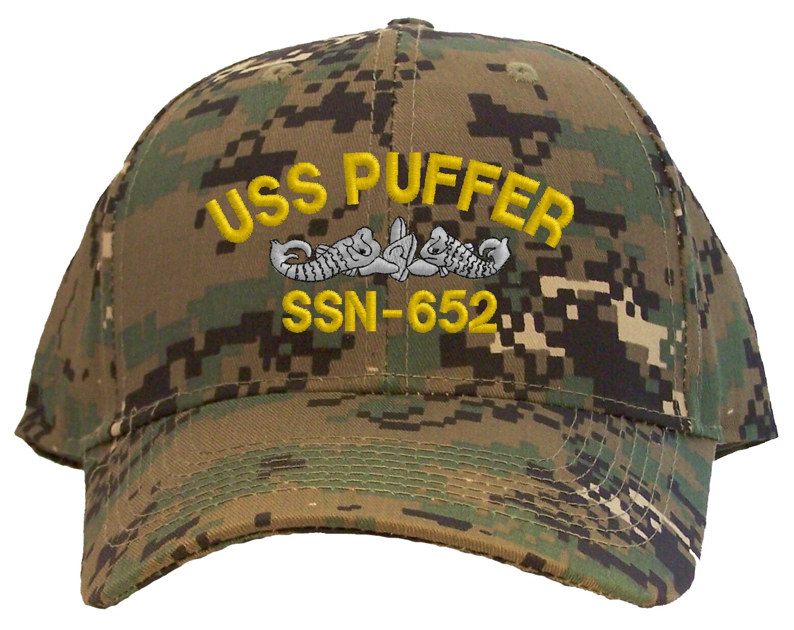 USS Puffer SSN-652 Embroidered Baseball Cap - Available in 3 Colors | eBay