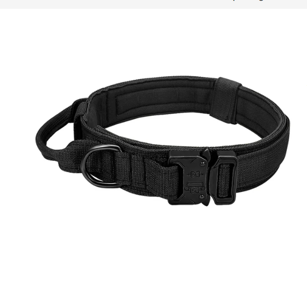 1.5" Wide Tactical Heavy Duty Nylon Large Dog Collar Military With ...