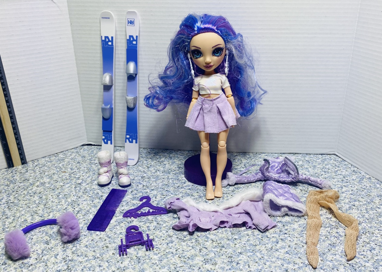 Rainbow High Winter Break - Violet Willow Doll W Accessories purple | eBay