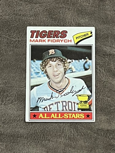 1977 Topps All-Star Rookie Mark The Bird Fidrych #265 EX Detroit Tigers ...