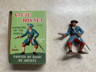 Vintage Marx Warriors of the World Pirate Steve Bonnet #3 w/Original ...