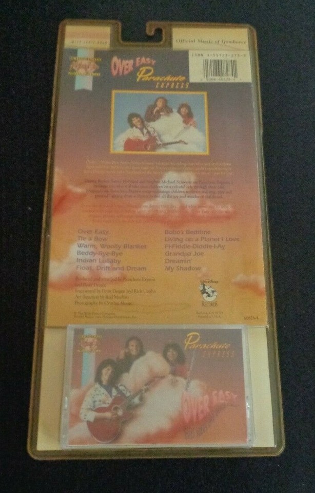 DISNEY Music Box PARACHUTE EXPRESS Cassette OVER EASY Tape 1992 VINTAGE ...