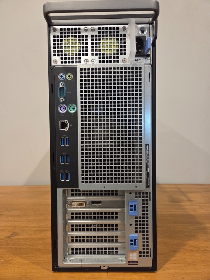 Dell Precision 5820 Intel Xeon W-2102 16GB RAM 250GB SSD Nvidia Quadro ...