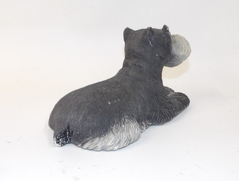 Vintage 1981 Sandicast Schnauzer Dog Figurine - Artist Signed | eBay