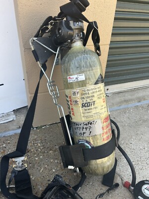 Scott 4500psi INDUSTRIAL Air Pack SCBA Harness 4.5 Air Pak | eBay