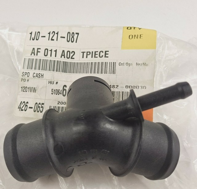 - OEM VW Audi 1J0121087 Engine Coolant Hose Connector 1999-2004 1.9L ...