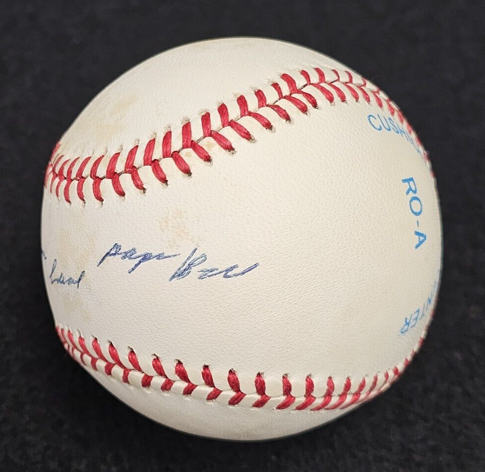 Rare JAMES COOL PAPA BELL Signed Official Baseball-HOF-NEGRO LEAGUES ...