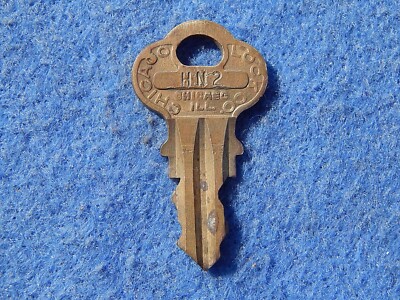 vintage coin op key: Chicago Lock key HN 2 | eBay