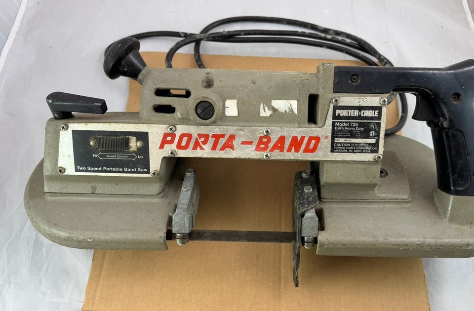 Porter Cable PORTA-BAND 725 Two Speed Extra Heavy Duty Portable Corded ...