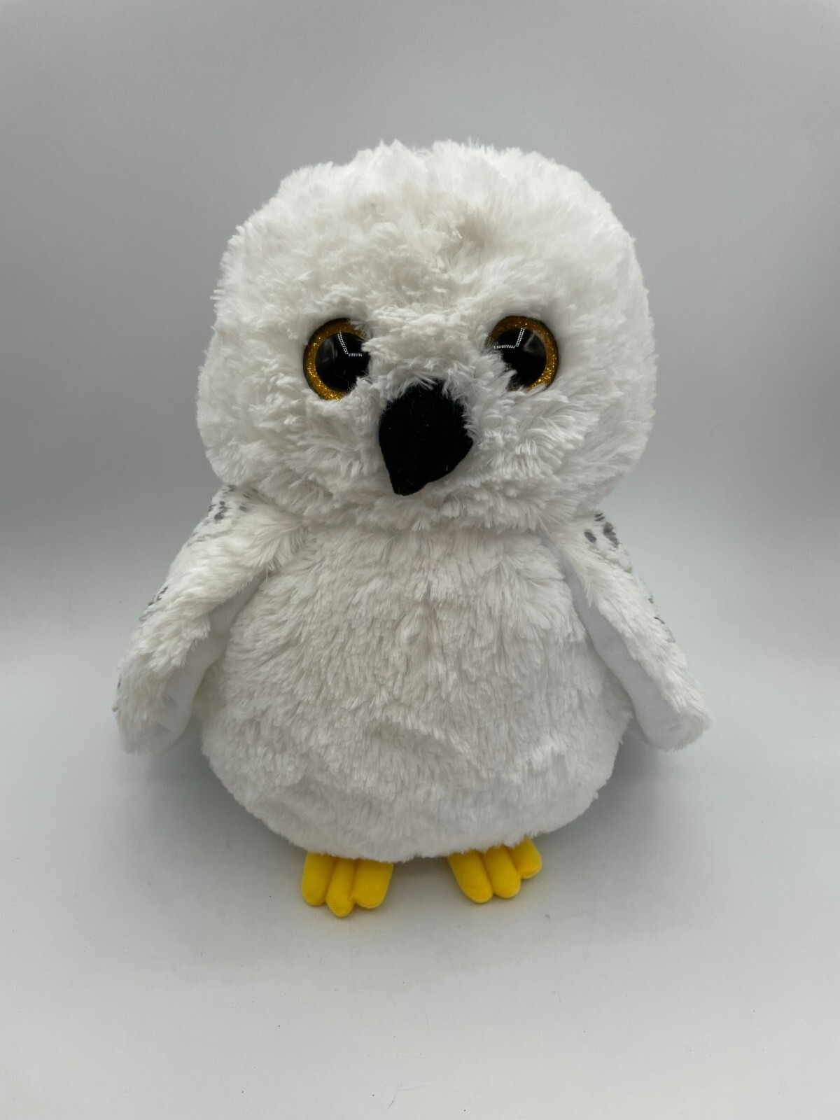Wizarding World Harry Potter White HEDWIG Plush Owl Glitter Eyes 12 ...