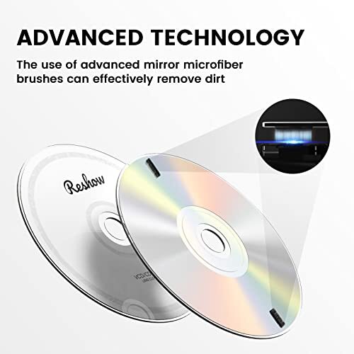 Laser Lens Disc Cleaning Kit for CD VCD DVD with Microfiber Cloth and ...