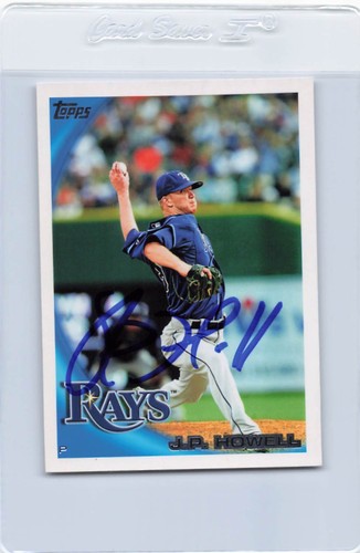 2010 Topps #402 J.P. Howell Rays Signed Auto *J3358 | eBay