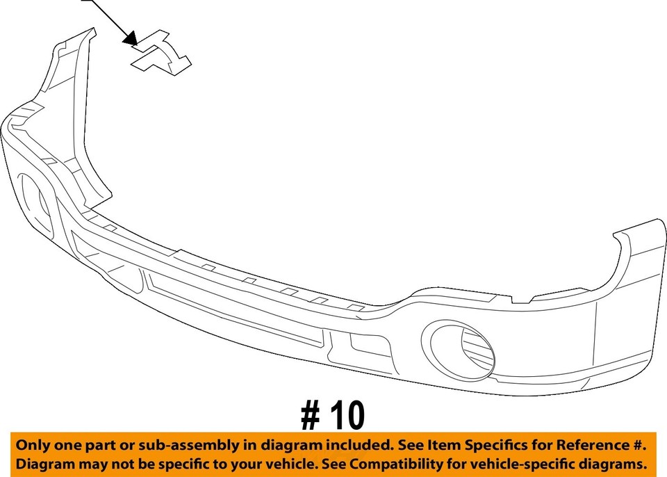 GM OEM 03-07 Sierra 1500 Classic Bumper Components-Bumper Cover ...