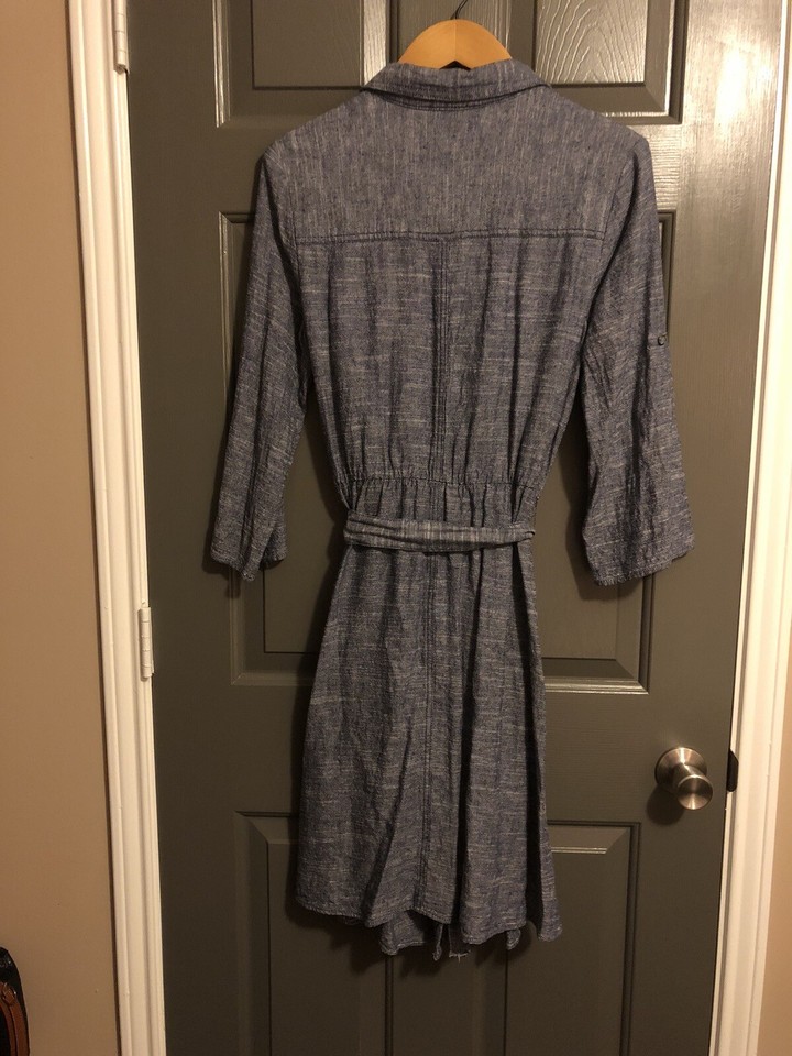 Max Studio Women’s Button Front MIDI Shirt Dress Size Medium | eBay