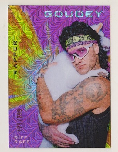 2021 Goodwin Champions Riff Raff /299 PINK TRAXX Goudey Rapper | eBay