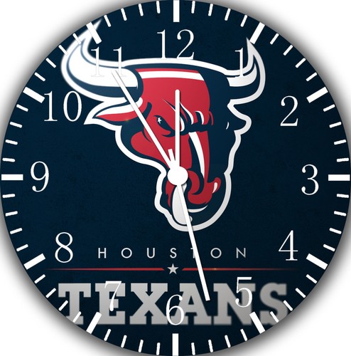 Houston Texans Frameless Borderless Wall Clock For Gifts or Home Decor ...