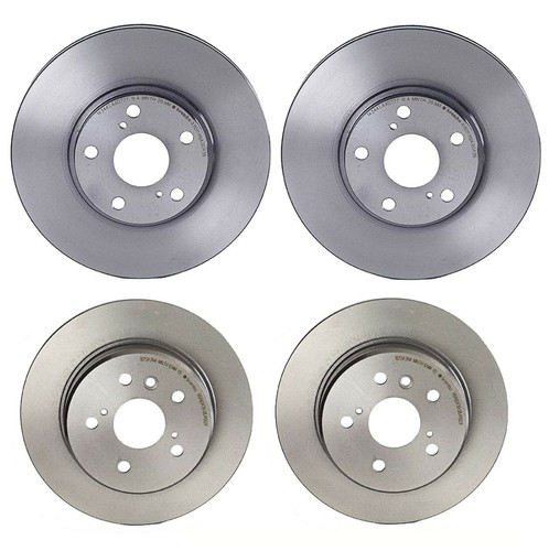 Front Rear Coated Disc Brake Rotors Kit Brembo For Lexus RX300 Toyota ...