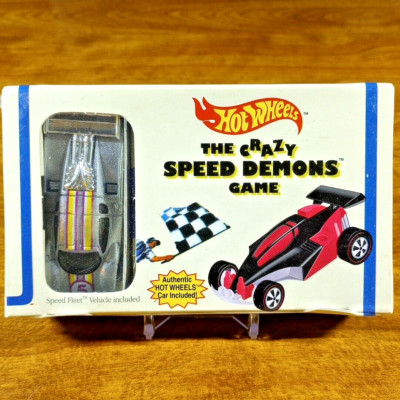 Hot Wheels The Crazy Speed Demons Game GT Racer Silver BW Blackwall ...