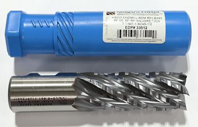 Niagara Cutter 1-1/4" Cobalt Chip Breaker End Mill TiCN Coated 6 Flute ...