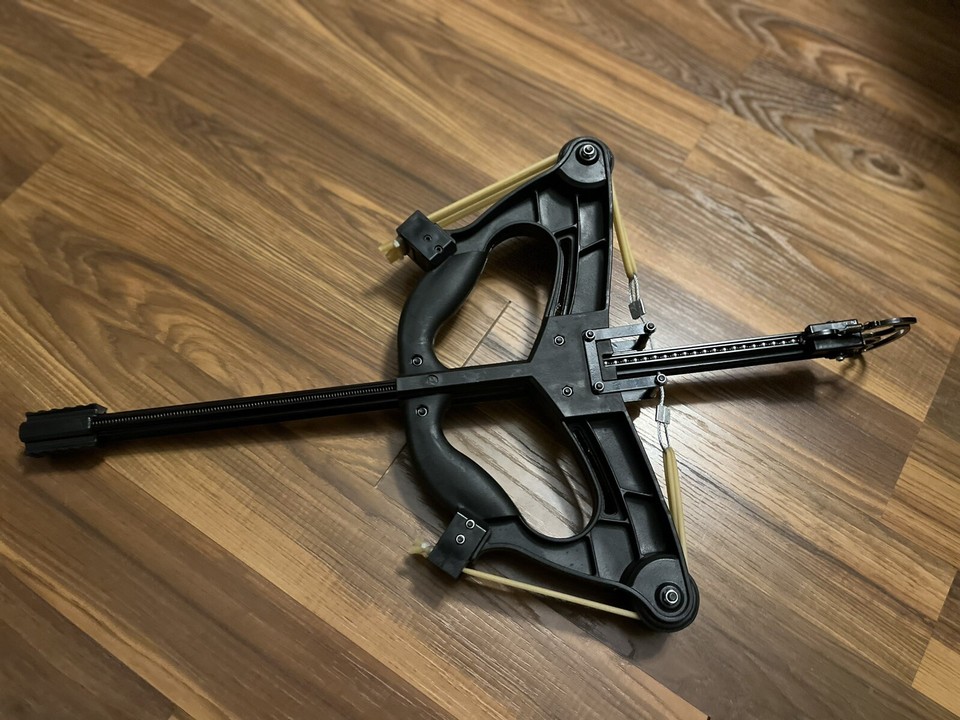 Compound Bow 60LBS Slingshot Catapault Semi Auto Shoots 8mm Steel Balls ...