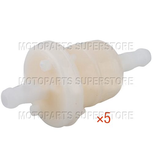 5pcs Fuel Filter for 50cc-250cc ATV Quad Dirt Pit Bike Go Kart Scooter ...