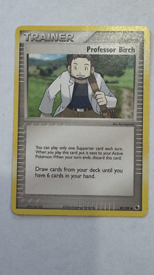 Trainer - Professor Birch EX Ruby and Sapphire 89/109 - Pokémon TCG ...