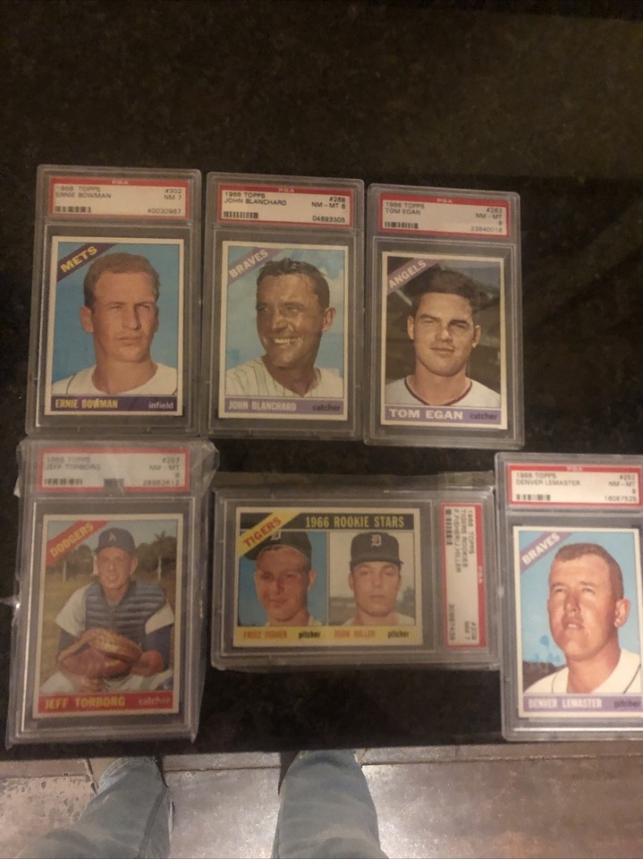 1966 Topps Baseball Cards Complete Set-Ex+ | eBay